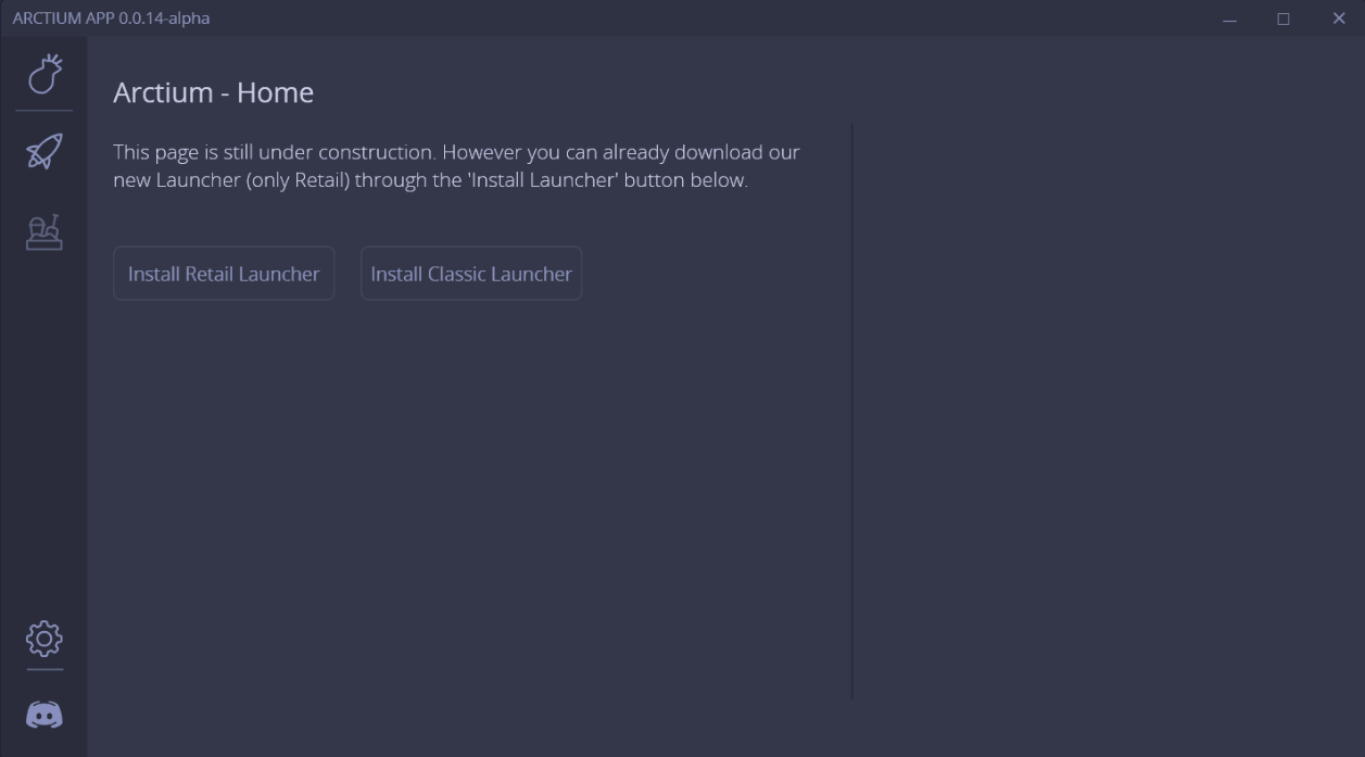 Classic Launcher Now Available Arctium